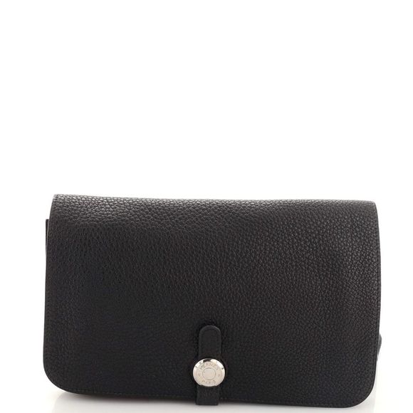 Hermes | Bags | Hermes Dogon Waist Bag Leather Black | Poshmark